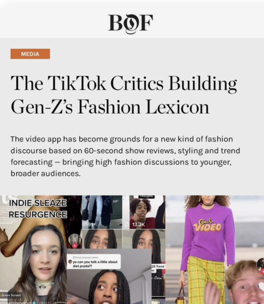 L'influence de Tik Tok sur les tendances de mode